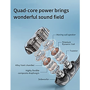 Bone Conduction Headphones, 𝟮𝟬𝟮𝟯 𝙐𝙥𝙜𝙧𝙖𝙙𝙚𝙙 Dual Speaker Open Ear Headphones Bluetooth 5.3, Sweatproof Sports Wireless Earphones with Mic for Running, Cycling, Hiking, Driving and Fitness