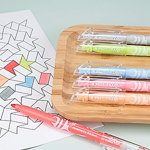 PILOT Pen 16258 FriXion Light Pastel Erasable Highlighters, Chisel Tip, Assorted Ink Colors, 14 Count
