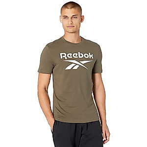 Reebok Men's Standard RI Big Logo Tee, Army Green, X-Large