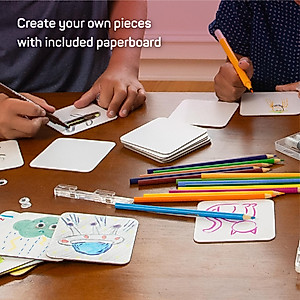 Squaregles Innovator Set - 53-Piece Magnetic Building Set with Strong Magnets for Creative Construction