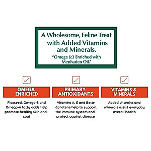 Bench & Field Holistic Natural Healthy Kitty Cat Treats | Crunchy Fish-Shaped Bites | Delicious Seafood Flavored Snack, 3-Ounce (Pack of 2 Bottles)