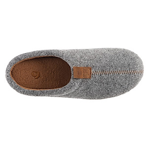 Acorn womens Algae-infused Recycled Parker Hoodback Slipper, Ash, 9.5-10.5 US