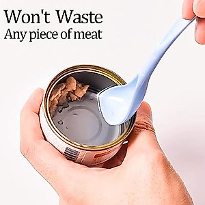 Ainvhh 8 PACK Can Lids, Pet Food Can Cover and Food Mixing Spoons Food Canned Scoop, Fits Most Standard Size Dog and Cat Can Tops for Pet Cat Dog Feeding Can and Wet Food Storage