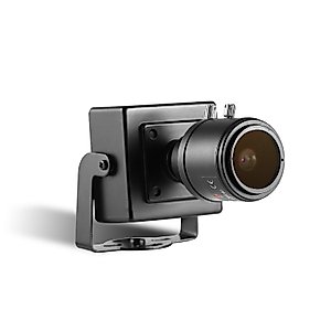 Revotech Zoom Mini POE IP Camera, HD 3MP Indoor Security Camera 2.8-12mm Manual Zoom Lens P2P Remote View CCTV Video Cam H.265 (I712-P Black)