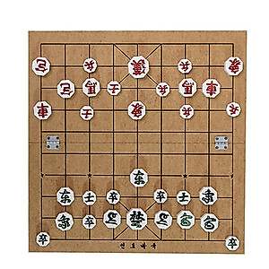 Inhyo GO Set and Chinese Korean Chess at Back Side / Go Board Games/ Go Stones Xiang-qi Board Game / baduk and janggi Sets