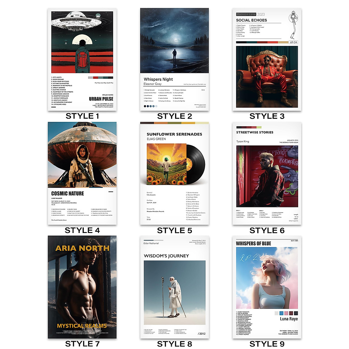 Request Your Own Album Choice, Custom Album Poster, Album Cover Posters, Album Art, Wall Art Print Wall Decor, Personalized Customized Gifts Idea Family, Friend