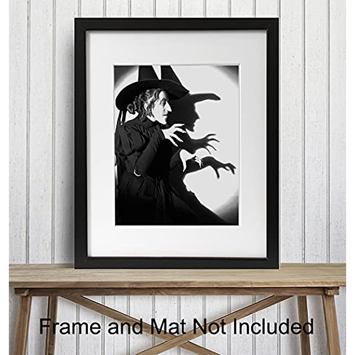 Wizard of Oz Wicked Witch Decor - Pagan Gifts - Wiccan Wicca Decor - Paganism Supplies - Gothic Wall Decor - Goth Wall Art - Witchcraft Decor - Black Magic - Vintage Witchy Poster - Scary Decorations