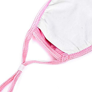 SAILA Halloween Kunoichi Masquerade Mask - Fashion Reusable Rhinestone music festival mask For Lady (Pink/Crystal)