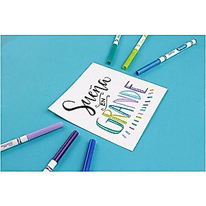 Crayola 588106 Washable Super Tips Markers, Assorted, 20/Set