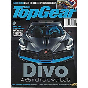 BBC TOP GEAR MAGAZINE, DIVO AC5m CHIRON WITH BALL! OCTOBER, 2018 ISSUE, 313