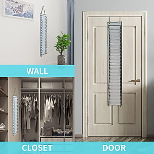 Vinyl Roll Holder with 24 Compartments - Wall Mounted Hanging Organizer for Door or Wall