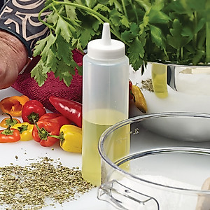 Winco Wide Mouth Squeeze Bottles 24-Ounce, 6-Pack