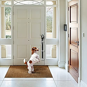 Kytely Upgraded Dog Doorbells 2 Pack, Adjustable Dog Bells Dog Door Bell for Potty Training Your Puppy, Bells for Dogs to Ring to Go Outside Include 1 Dog Poop Bag Dispenser and 2 Rolls Waste Bags