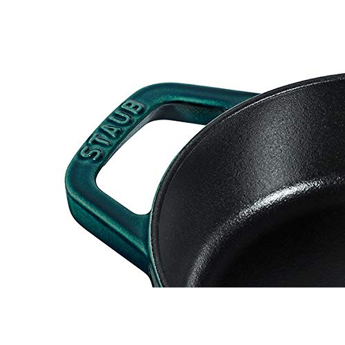 Staub 40501-125 Fish Signature Oval Hot Plate Lamer Two-Handed Cast Iron Pot, Induction Compatible