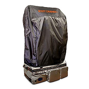 Scent Crusher Halo Series Covert Closet - Roller Bag Converts to Portable Closet, Includes The Halo Battery-Operated Generator to Remove Odors on Hunting Gear and Equipment