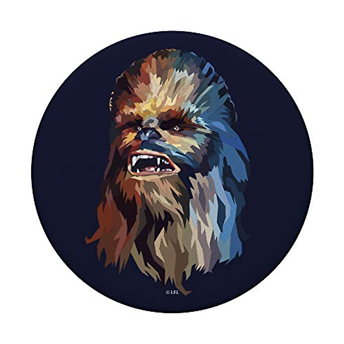Star Wars Chewy Painted Head PopSockets PopGrip: Swappable Grip for Phones & Tablets