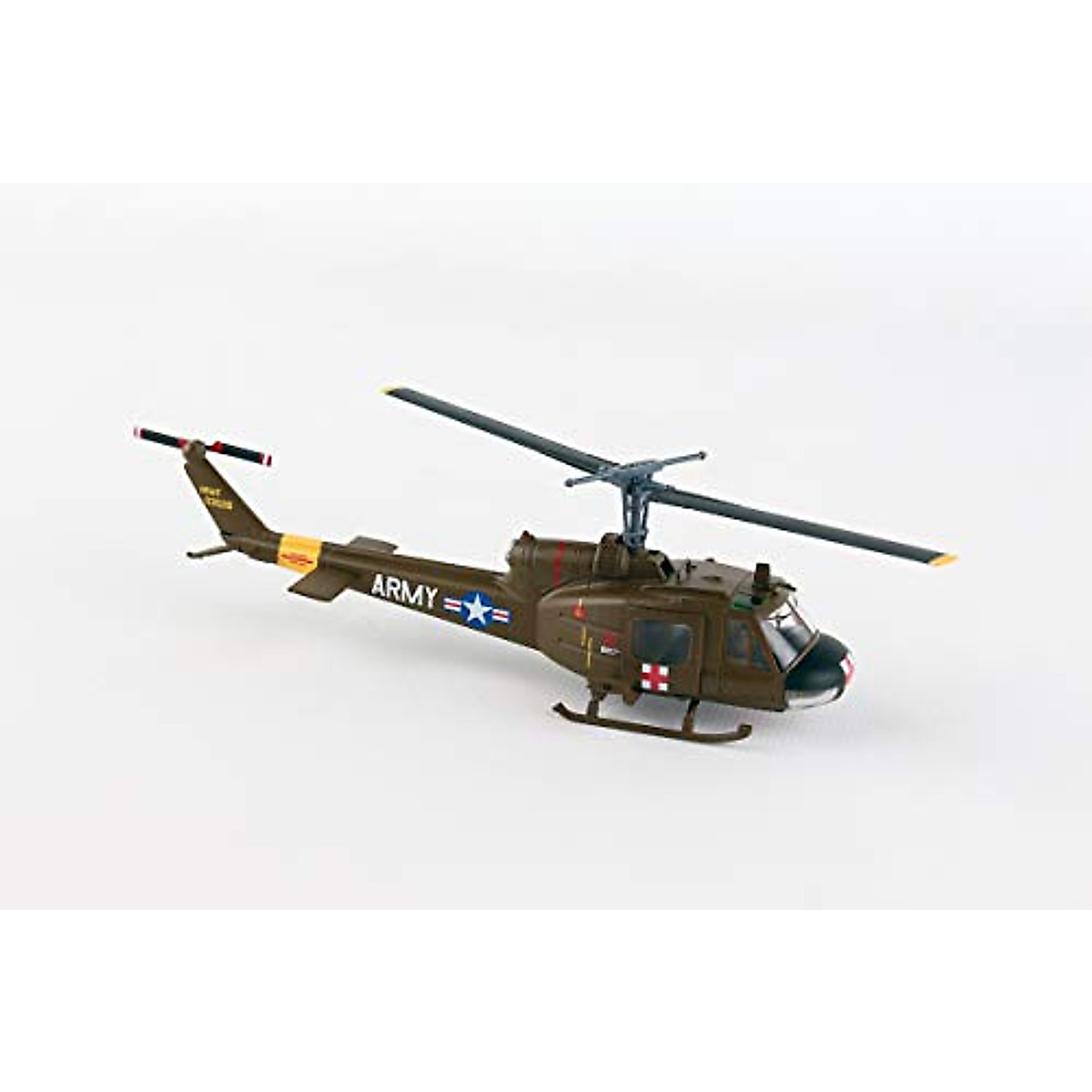 Daron Worldwide Trading Postage Stamp UH-1 Huey MEDEVAC US Army Vehicle (1/87 Scale)