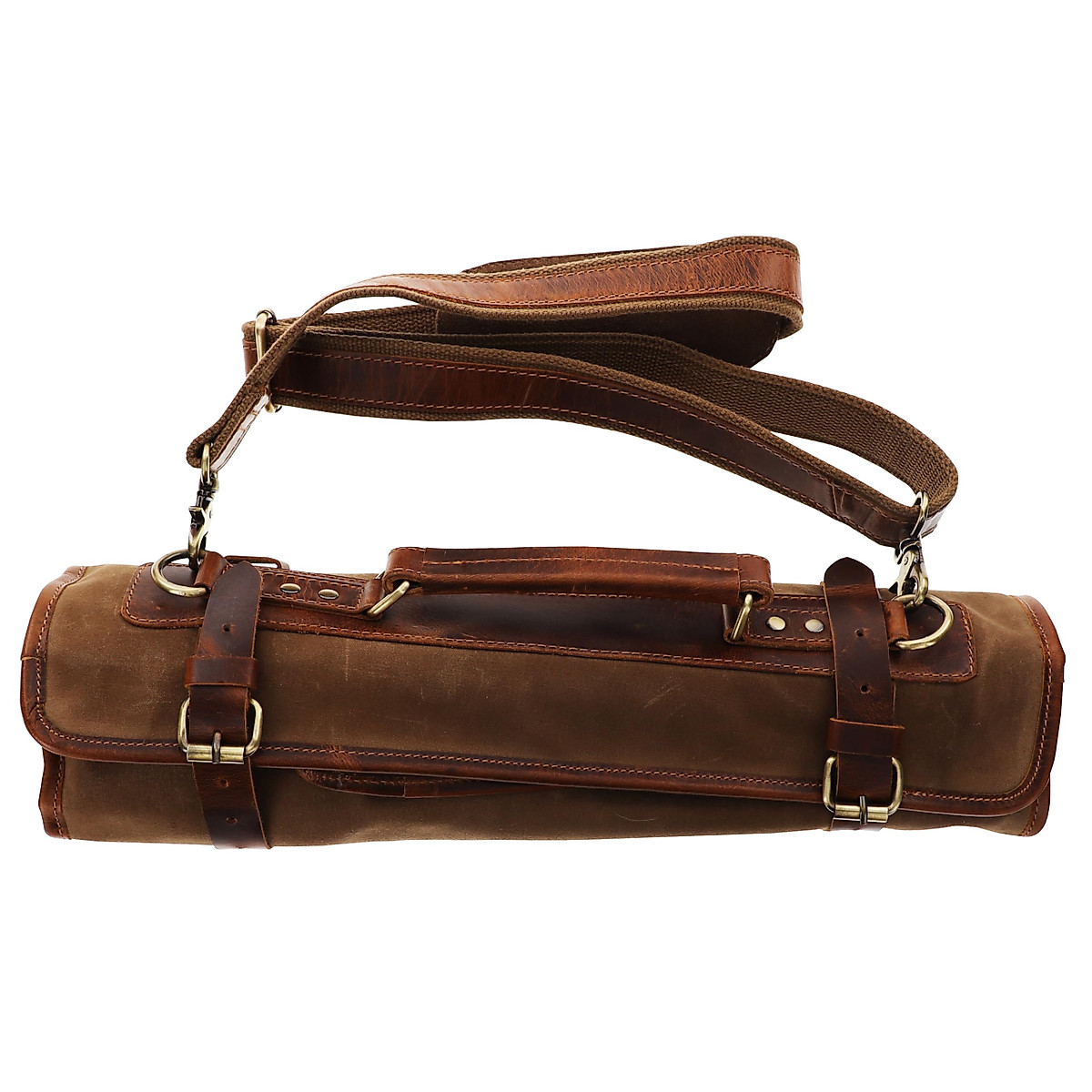 MEAT! Butcher Knife Rollup with Carry Strap to Hold Our Butcher Knife Set