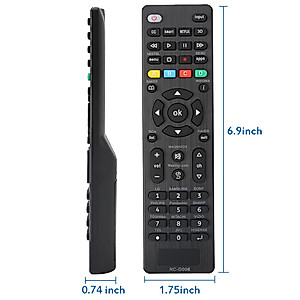 Universal TV Remote Replacement Compatible for Samsung RCA JVC Magnavox TCL Philips Sony Panasonic Toshiba Hitachi Vizio Hisense Seiki Sanyo Haier LG Insignia Westinghouse Smart TV Remote Control