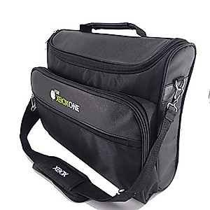 UbiGear Travel Carry Case Bag for Microsoft Ms Xbox One Console Shoulder Carrying Black