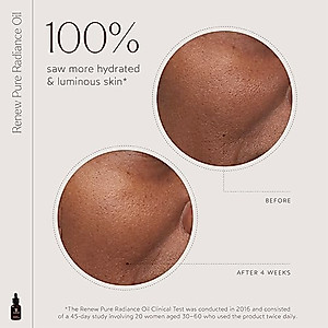 True Botanicals Renew Pure Radiance Oil | All Skin Types | Anti-Aging Face Oil w/Algae Extract | Treats Fine Lines & Wrinkles | Dermatologist Tested, All Natural, Vegan | 1 fl oz | 30 ml