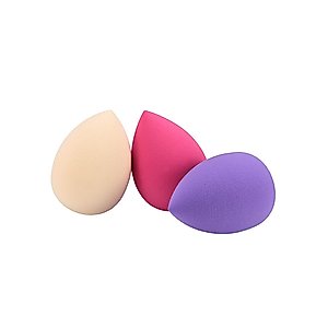 【3-pack]Bellixe Beauty Makeup Sponge Blender,No-Latex Soft Cosmetic sponge