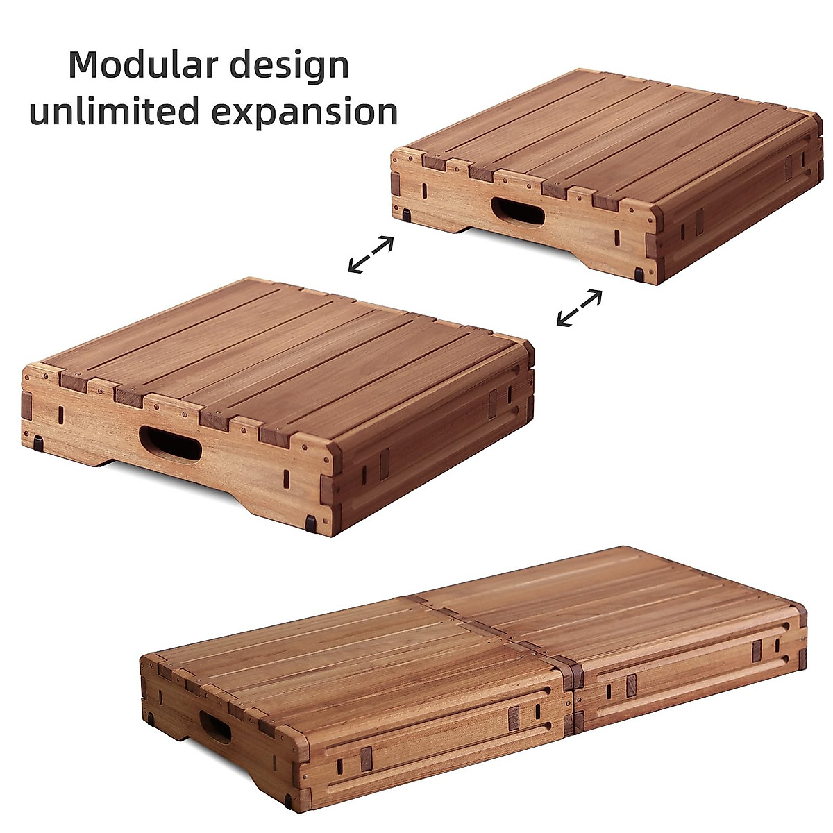 unununu Wooden Platform 3.7" Height.One Step Stool Larger 31.5" for Adults&Senior. Carbonization Porch Step,Stair Assist Indoor&Outdoor,Bedside Foot Stepper,Mobility Stepping.for Handicap,Elderly,Kids