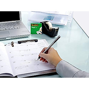 Scotch Brand Magic Tape, Standard Width, Engineered for Office and Home Use, Matte Finish, 3/4 x 1296 Inches, Boxed, 6 Rolls (810-6PK), Transparent