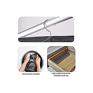 LCXEGO Storage Hanging Bag with Metal Hanger, Dual-Sided Hanging Storage Organiser for Underwear, Stocking,Bra and Sock (6+18 Pockets, Gray)