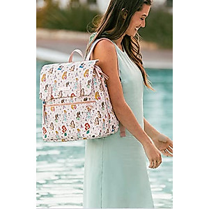 Petunia Pickle Bottom Meta Backpack - Disney Princess, Laptop Backpack, Stylish, Spacious, and Sleek, for On The Go Moms and Dads