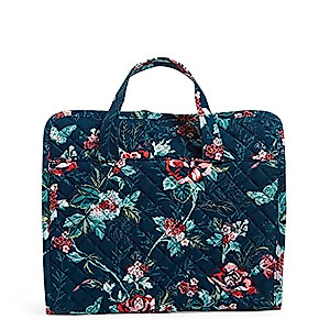 Vera Bradley Women's Cotton Hanging Travel Organizer, Rose Toile - Recycled Cotton, One Size