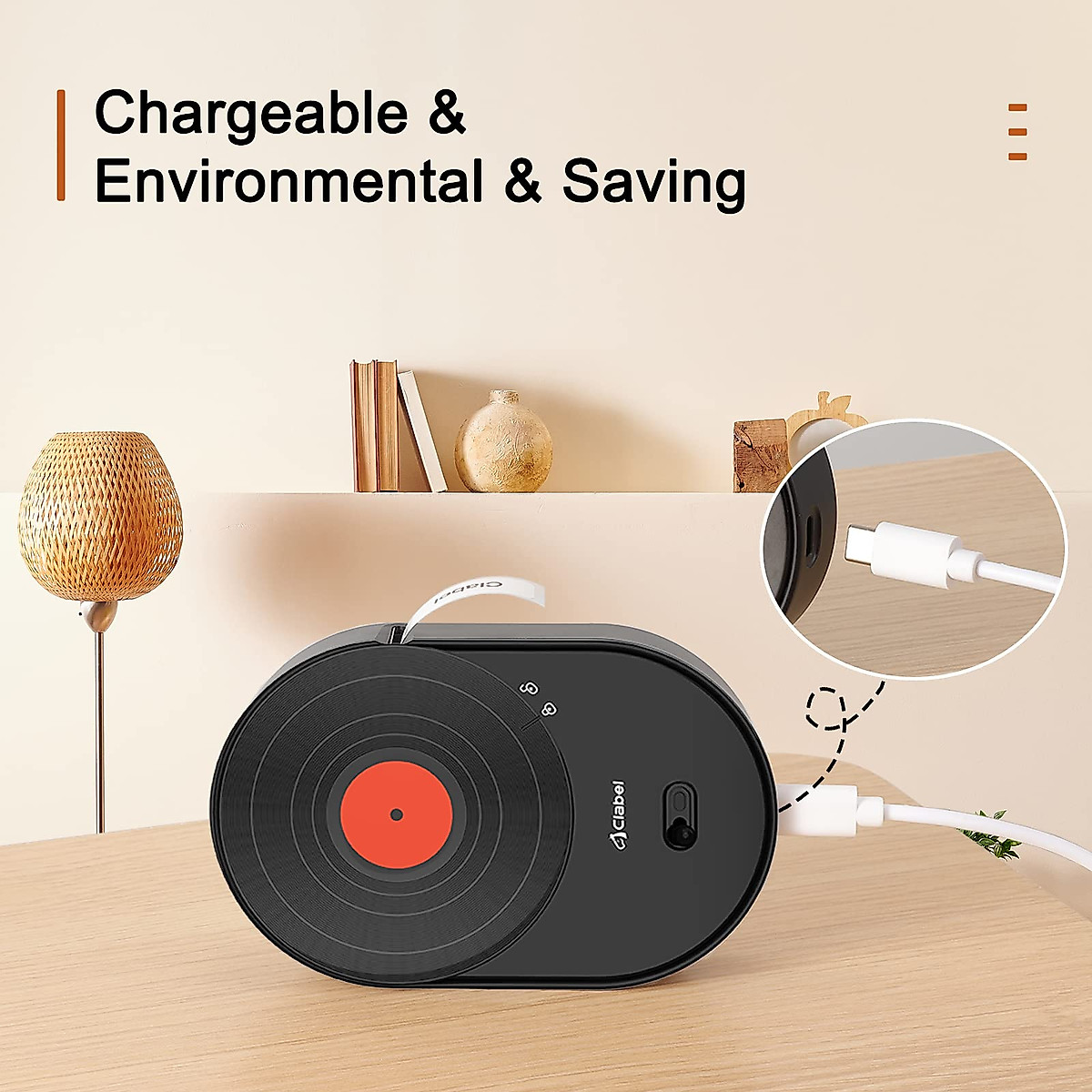 CT521B Label Maker Machine with Tape, Perfect for Women, Wife,Mom,Grandma, Available for Home Office Organization Mother's Day Decor Birthday Gift