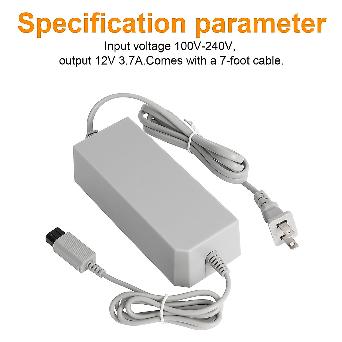 Crifeir Wii Power Supply for Wii,Compatible with Wii Console (Not for Wii U)