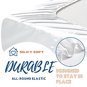 THYUNQ Koi Fish Sheets Full Size Bed, Japanese Pattern Bedding Sheets & Pillowcases - 16 Inch Deep Pocket, Super Soft Microfiber Printed Sheet Set 4 Piece