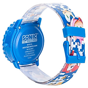 Sonic The Hedgehog Kids Digital Watch – Flashing LED Light-Up Display, Easy-to-Read Time, Adjustable Strap, and Sonic Character Design – Fits Wrists from 5.5" to 8"