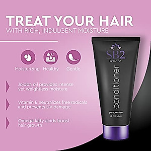 SUTRA Professional Moroccan Conditioner - Moisturizing Conditioner for Dry and Color Treated Hair, Paraben Free, Jojoba and Vitamin E Oil, 5.9 Fl Oz