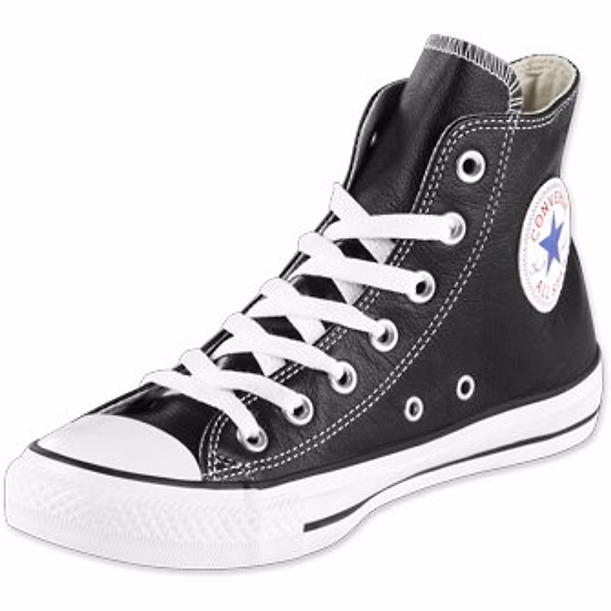 Converse Unisex Chuck Taylor All Star Leather High Top Shoe Black 11 M US, 13 Women/11 Men