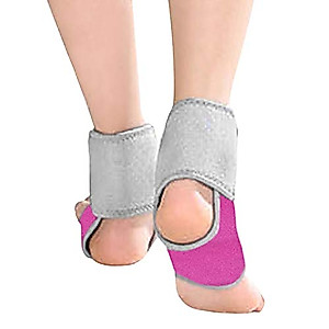 Ankle Brace Support for Kids, Breathable Adjustable Compression Ankle Tendo Foot Support Sleeve Stable Wraps Guard for Running Basketball Ankle Sprain Injuries Relief Joint Pain