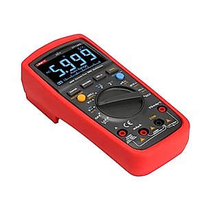 UNI-T True RMS Digital Multimeter UT139S, Auto/Manual Range 6000 Counts NCV LPF/LoZ (ACV) Analog Bar Bandwidth Measures AC DC Voltage AC DC Current Resistance Capacitance Frequency Temperature Duty Cy