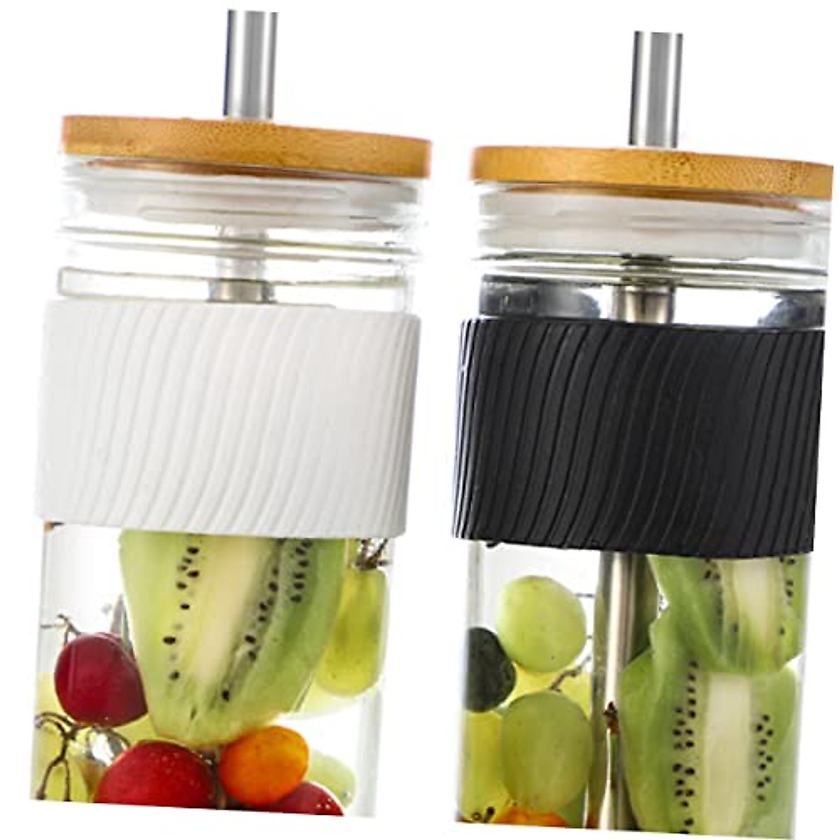 LIGHTAOTAO 3Pcs wooden lid bamboo sealing lids drinking jars lids beer can lids bamboo mason jar lids glass jars lids wide mouth glass jars bottle lid with hole glass bottle drinks Silica gel