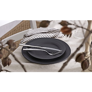 Oneida Oakwood Piece Everyday Flatware Set, 20 Count, Metallic