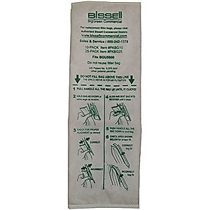 Bissell Commercial 10 Pk Vacuum Bags for BGU5500
