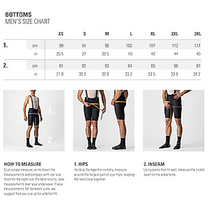 Castelli Men's Competizione Bibshort for Road and Gravel Biking l Cycling - Black - Small