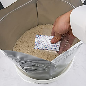 SENDGREEN 2500CC Oxygen Absorbers for Food Storage 20 Pack (Individually Sealed) food grade o2 absorbers for Long Term Food Storage & Survival Oxygen Absorber Use in Mylar Bags Mason Jars Vacuum Bags