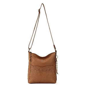 The Sak Lucia Crossbody Tobacco Floral Embossed One Size