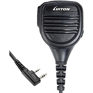 Heavy Duty Speaker Mic for BaoFeng Shoulder Microphone Speaker Compatible with BaoFeng UV-5R BF-F8HP UV-82 UV-5X3 Retevis RT22 Kenwood BTECH TYT