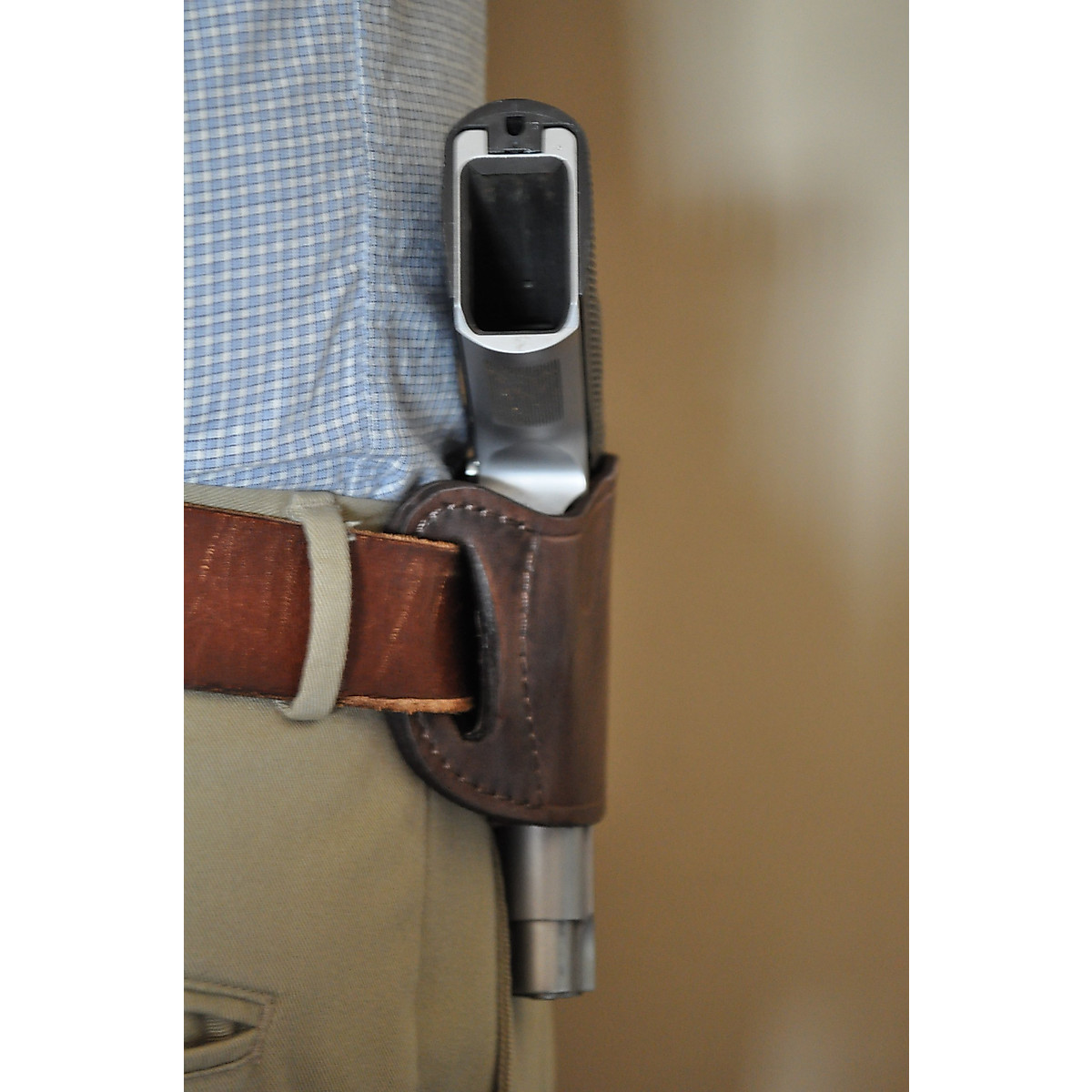 Black Leather Gun Holster for Beretta Cougar 8000 Series