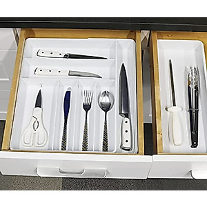 Simple Houseware Expandable Kitchen Drawer Flatware Organizer