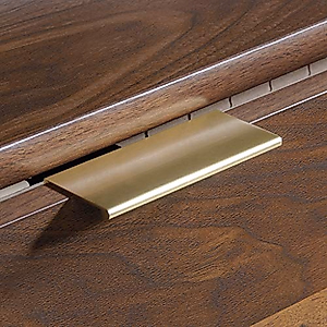 Sauder Clifford Place Credenza, For TV's up to 46", Grand Walnut finish