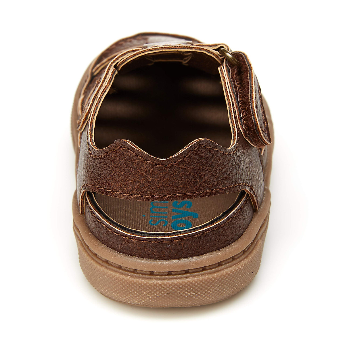 Simple Joys by Carter's Baby Frankie Sandal, Brown, 4 US Unisex Infant